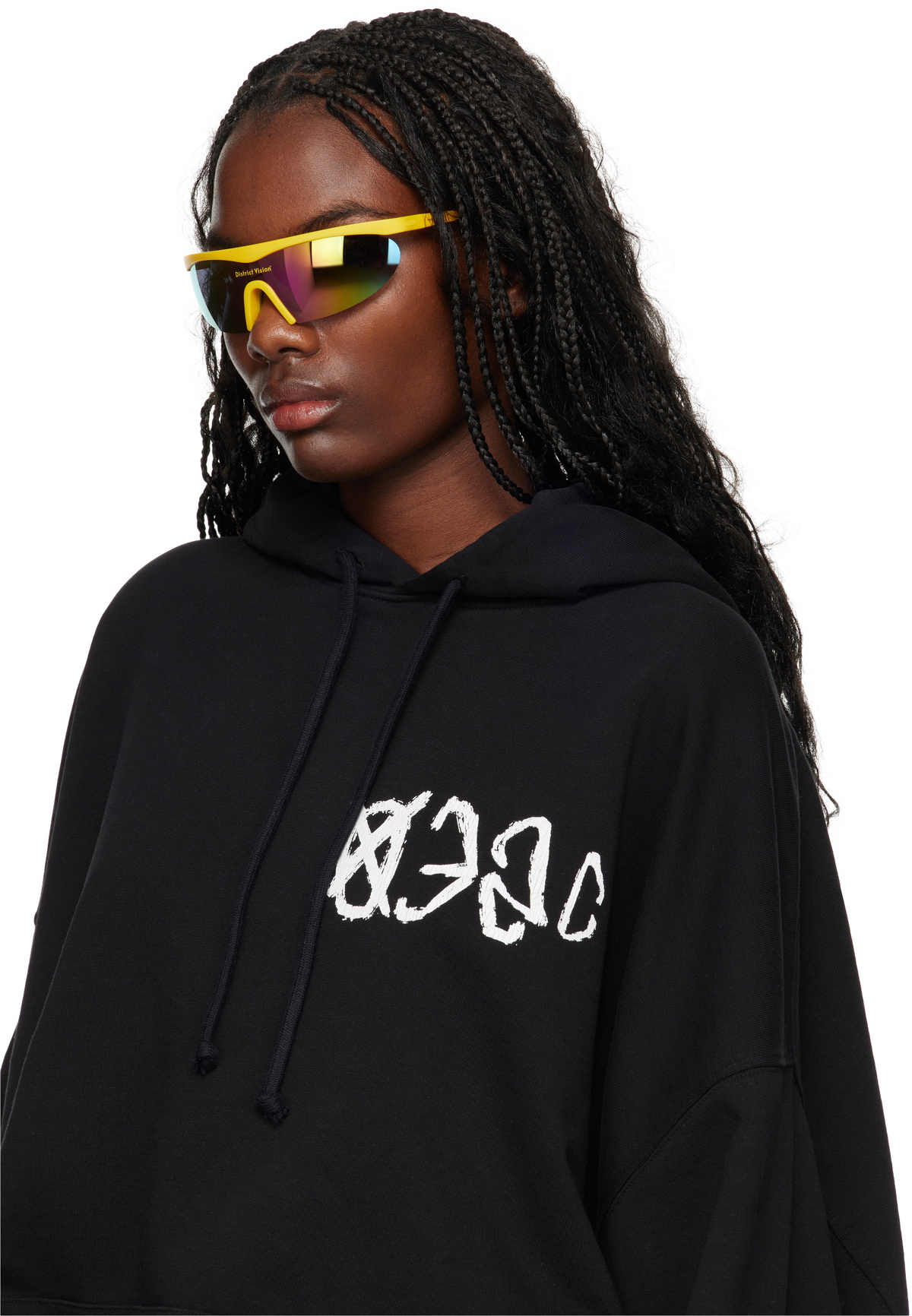 District Vision Yellow Koharu Eclipse Sunglasses District Vision