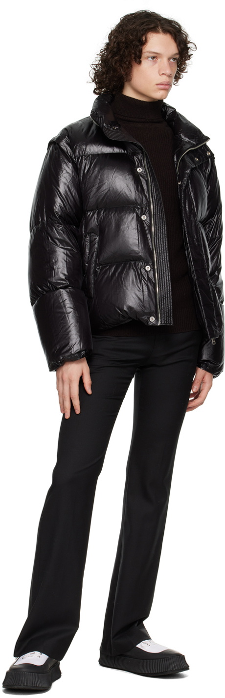 System Black Detachable Down Jacket System