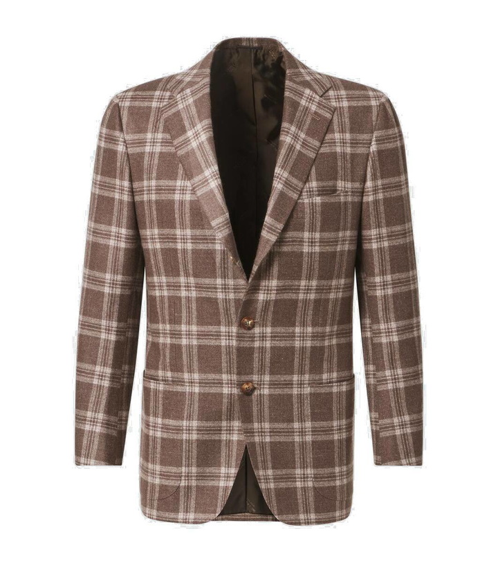 Kiton Wool, cashmere and silk coat Kiton