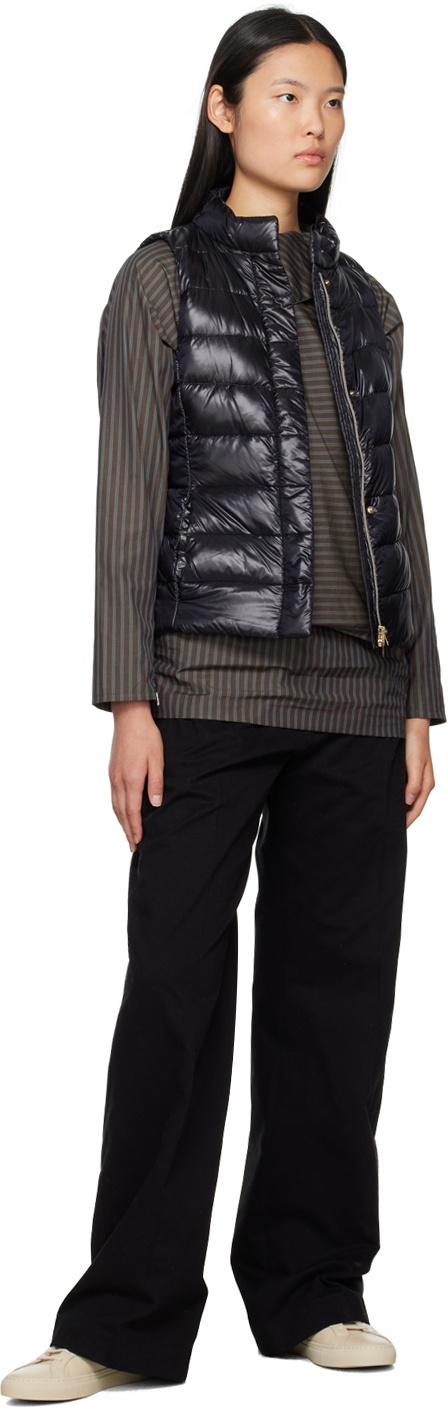 Herno Black Giulia Down Vest Herno