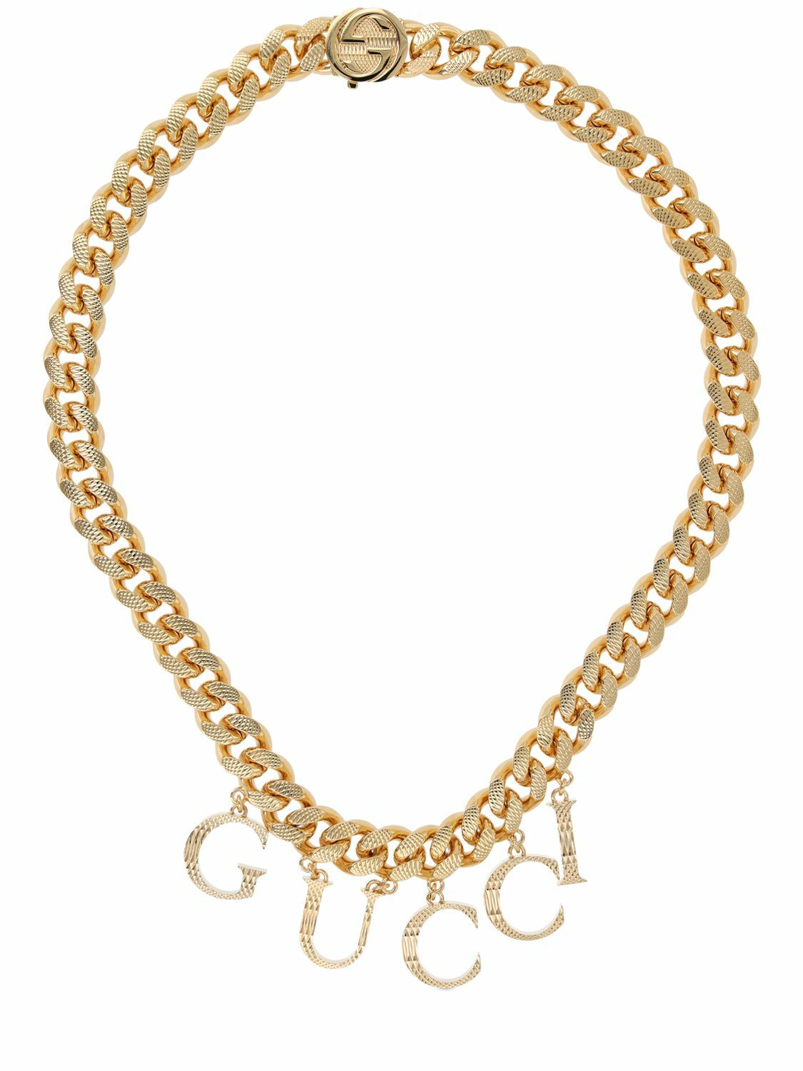 GUCCI - Interlocking G Chain Necklace Gucci