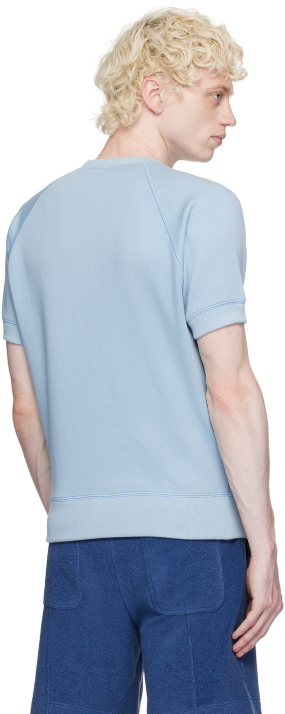 TOM FORD Blue Raglan T-Shirt TOM FORD