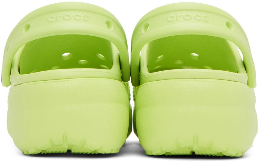 Crocs Green Classic Platform Clog Crocs