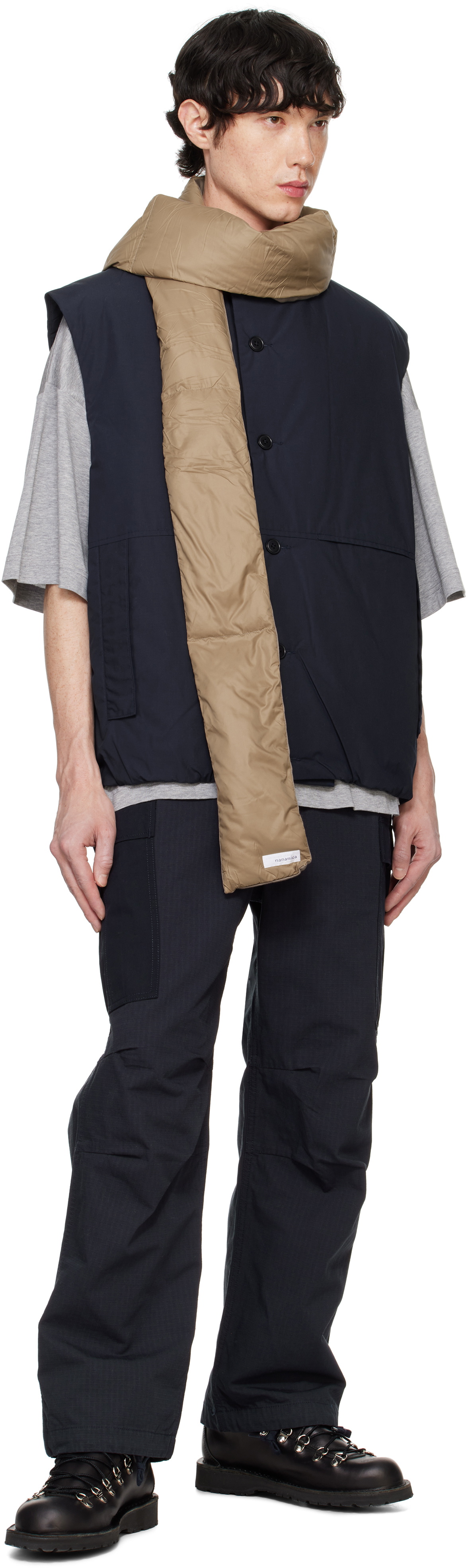 nanamica Khaki Insulation Vest Nanamica