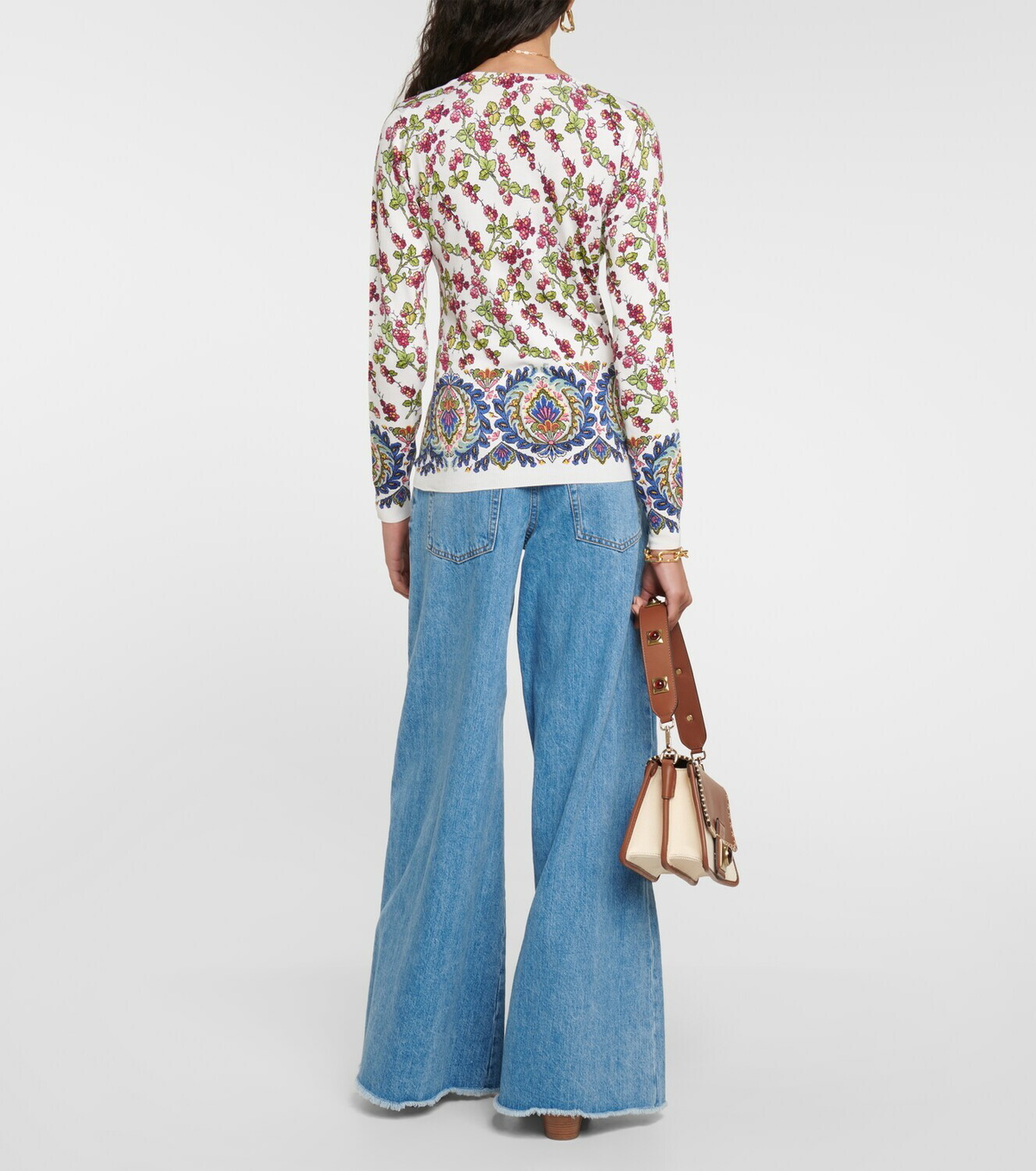 Etro Printed silk-blend sweaters Etro
