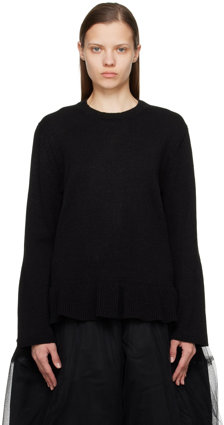 Comme des Garçons Comme des Garçons Black Ruffle Sweater Comme des ...