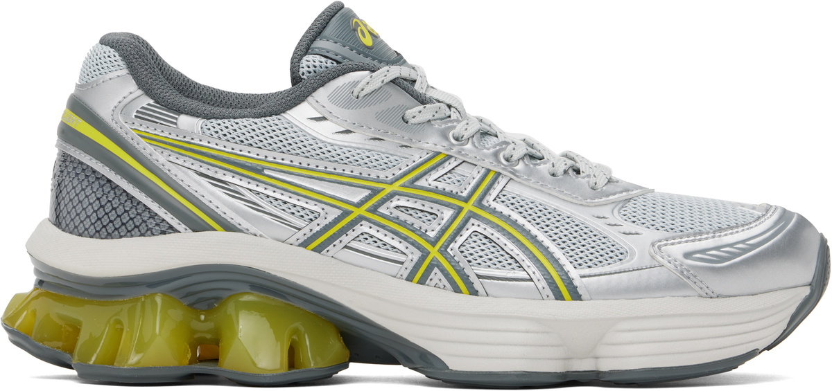 Asics Silver & Yellow GEL-KINETIC FLUENT Sneakers ASICS