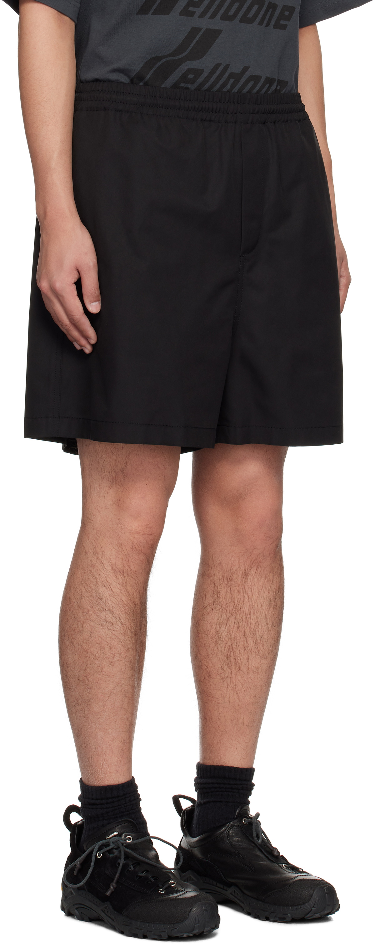 We11done Black Track Shorts We11done