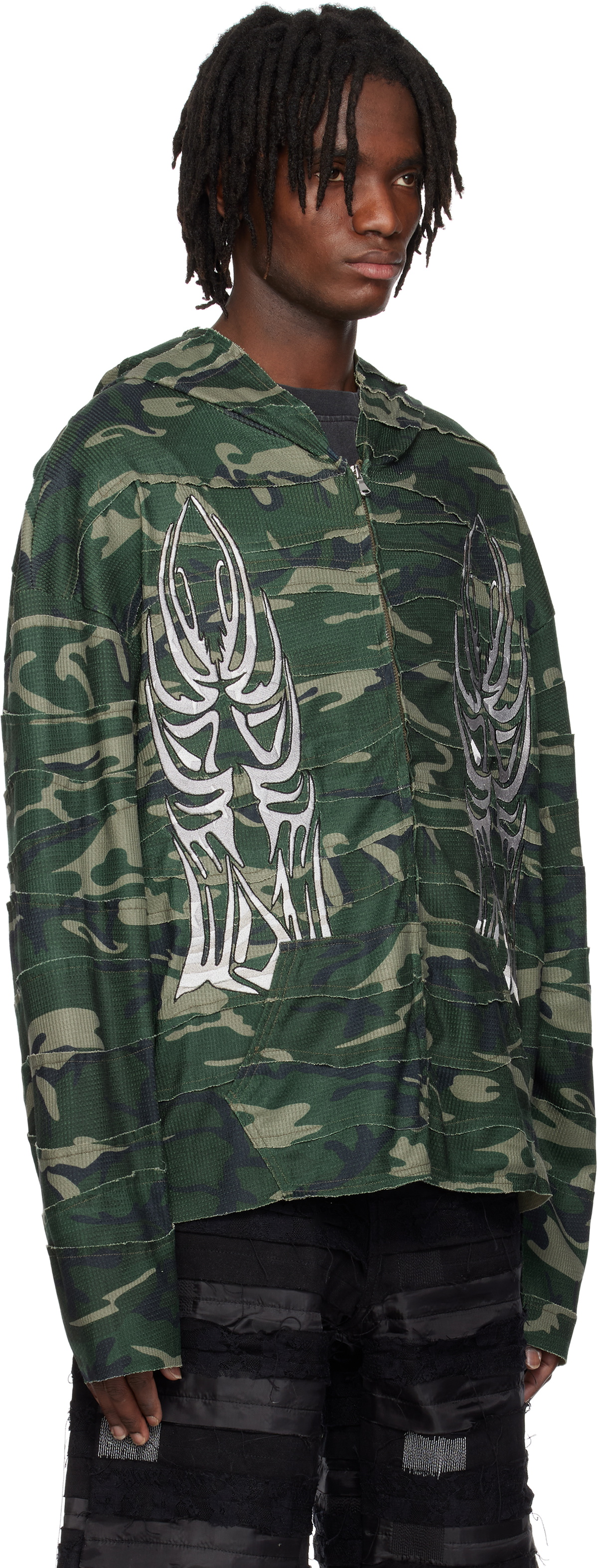 Who Decides War Green Winged Wavelength Camo Zip Up Hoodie WHO DECIDES ...