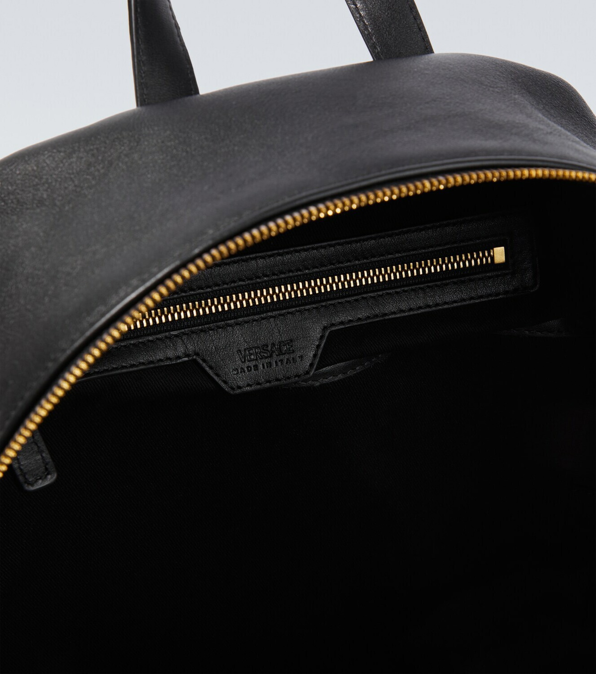 Versace Medusa Biggie leather backpack Versace