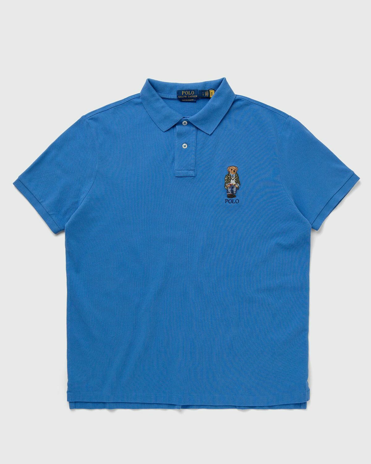 Polo Ralph Lauren Sskccmslm1 Short Sleeve Polo Shirt Blue Polos Polo ...