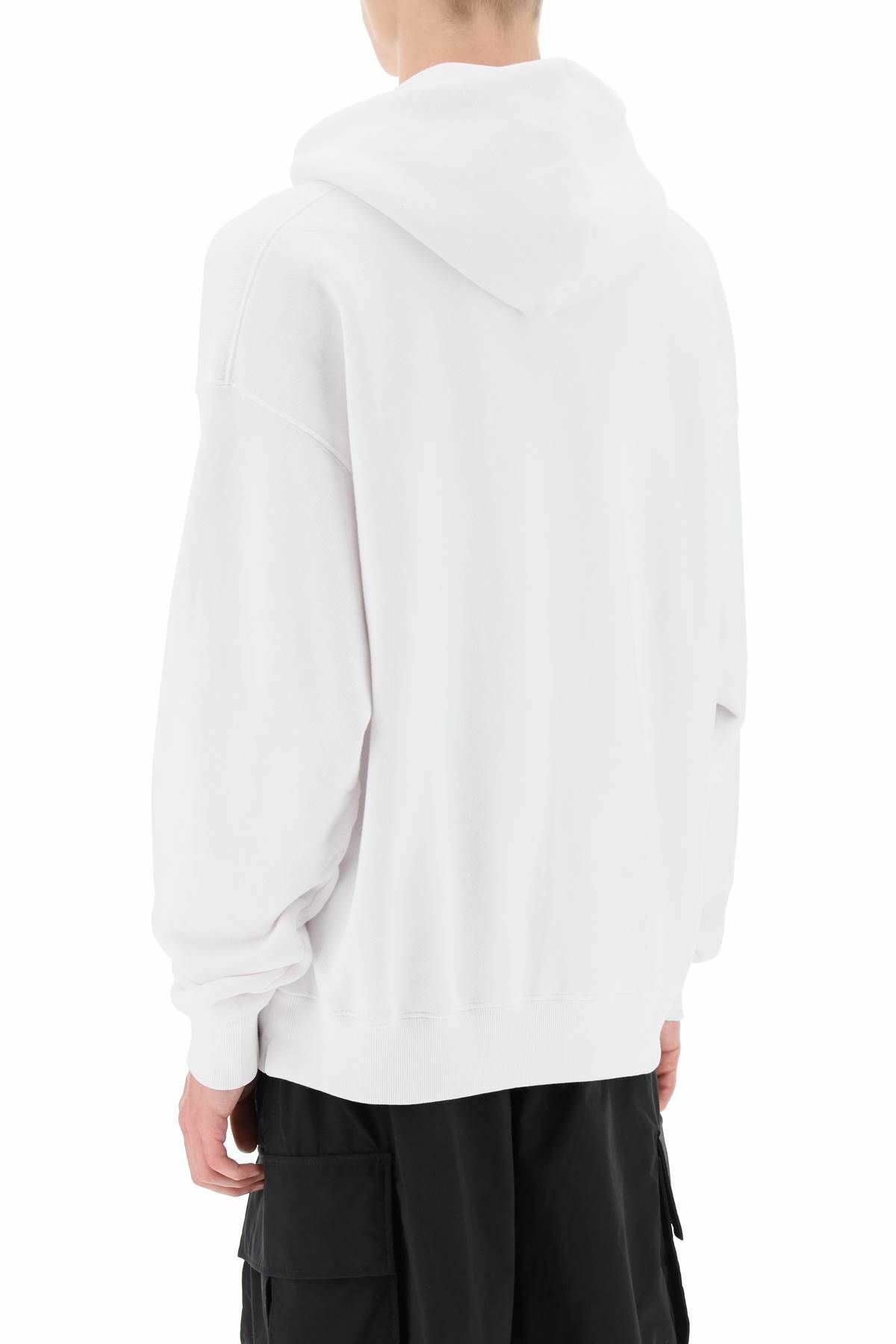 OFF-WHITE skate hoodie with off logo White Off-White
