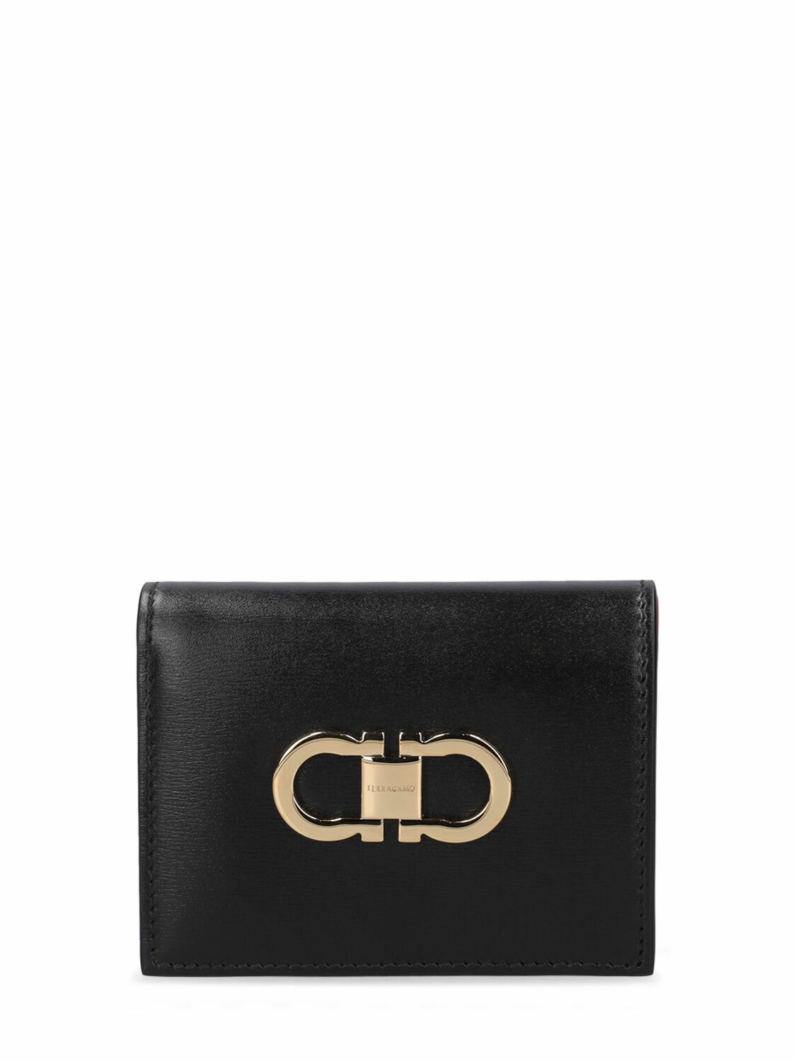 FERRAGAMO - Compact Leather Wallet Salvatore Ferragamo