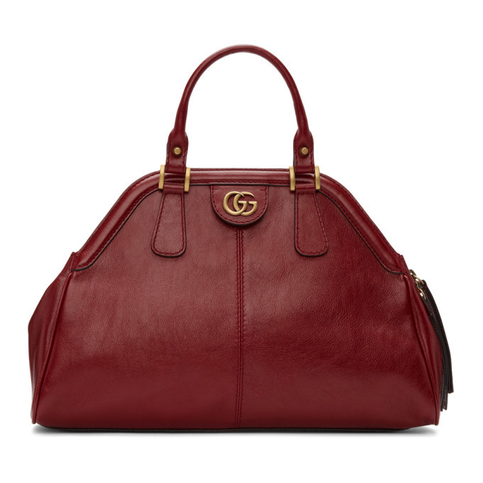 Gucci Red Small Linea Top Handle Bag Gucci