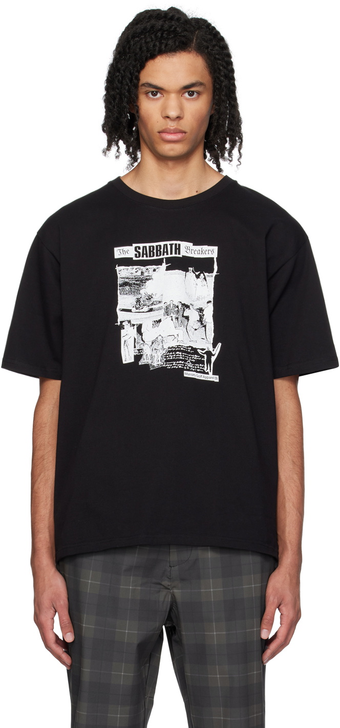 Manors Golf Black 'Sabbath Breakers' T-Shirt Manors Golf