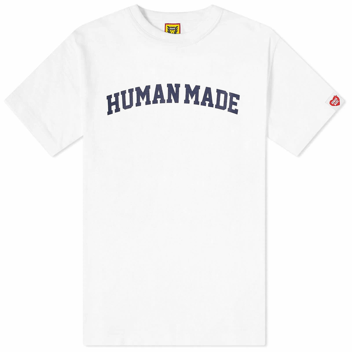 Human Made Men's Logo T-Shirt in White Human Made