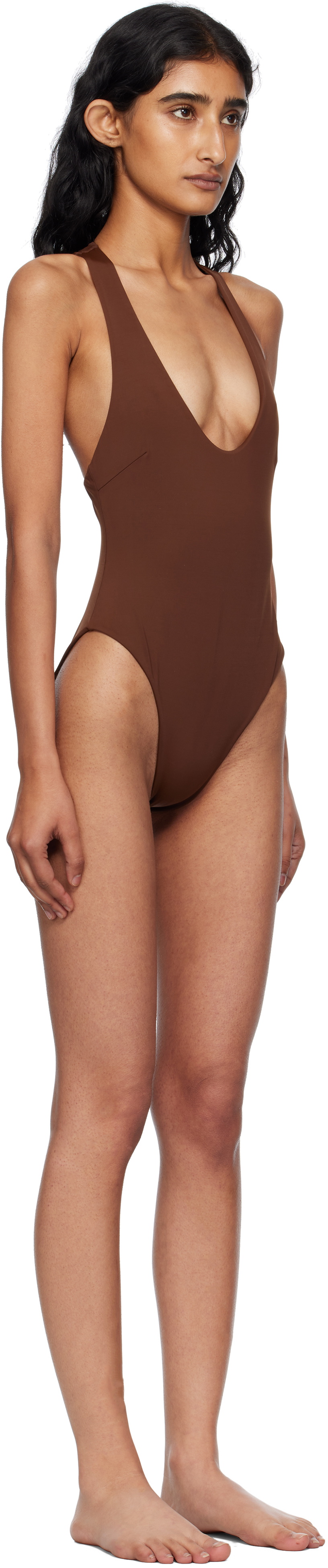 Haight Brown Juliana Swimsuit Haight