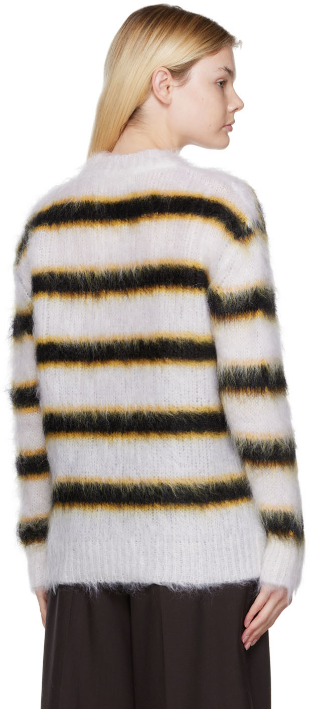 Marni White Fuzzy Wuzzy Sweater Marni