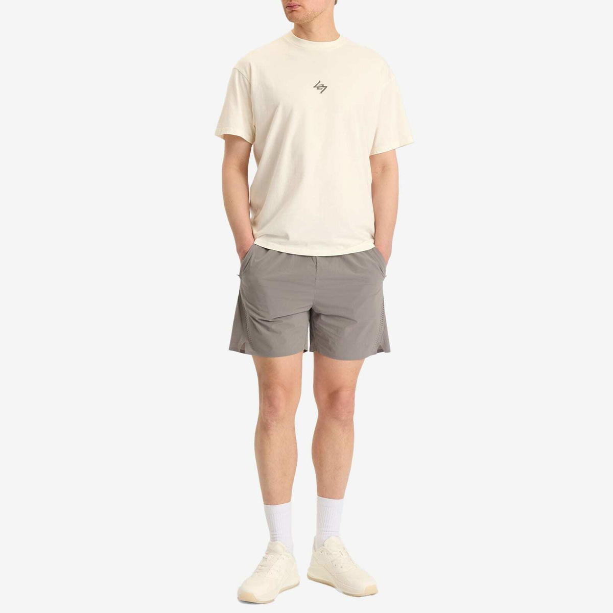 Represent Men's 247 Training Short in Titanium Represent