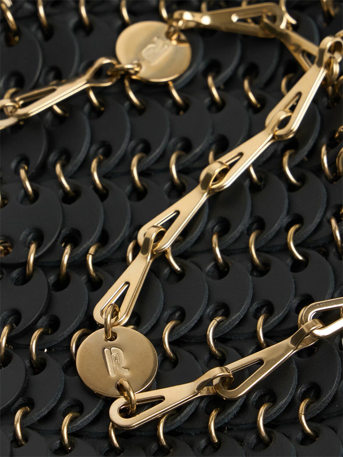 RABANNE 1969 Nano Leather Shoulder Bag Paco Rabanne