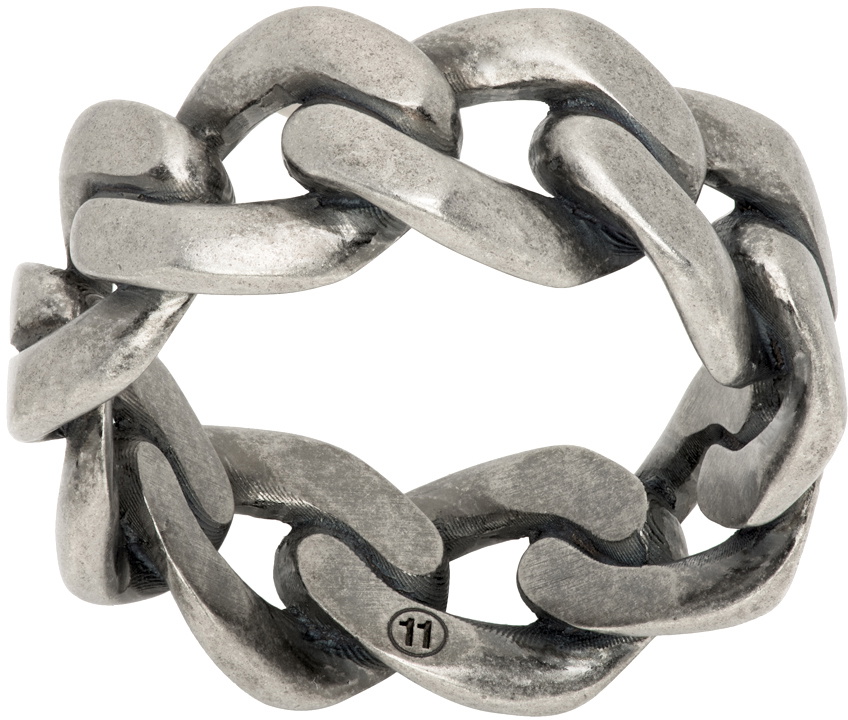 Maison Margiela Silver Chain Ring Maison Margiela