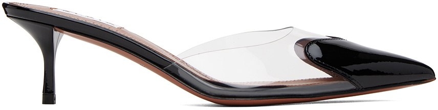 ALAÏA Black Heart Mules ALAÏA