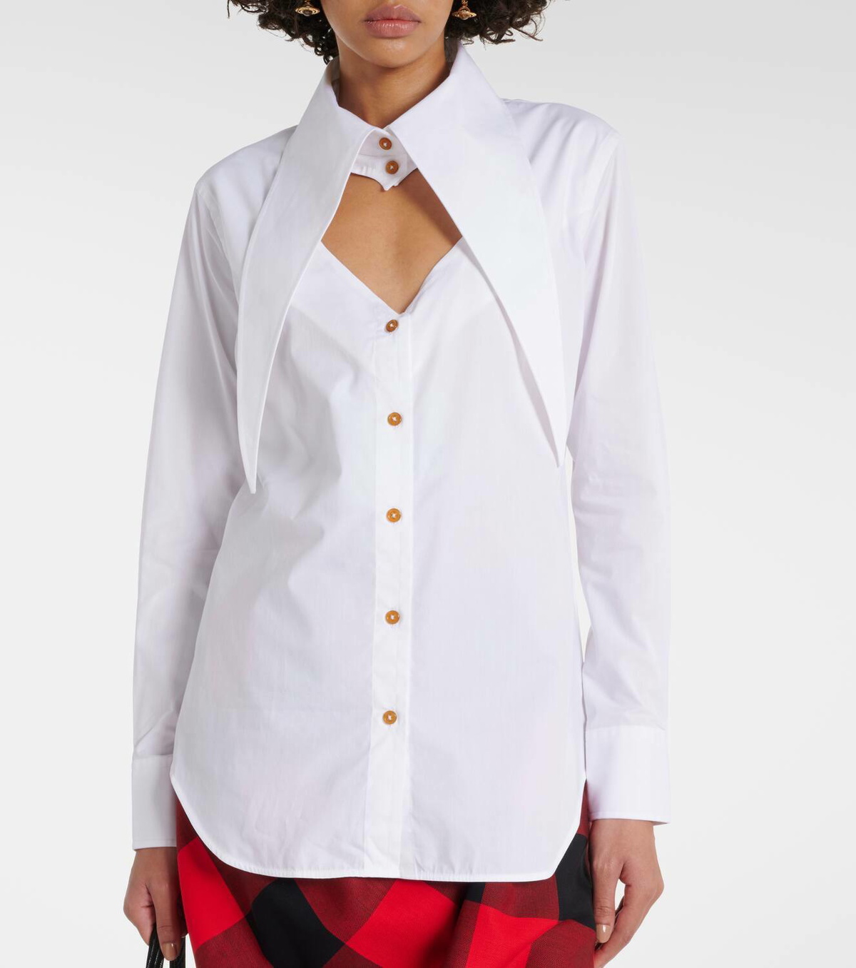 Vivienne Westwood Cut-out cotton shirt Vivienne Westwood