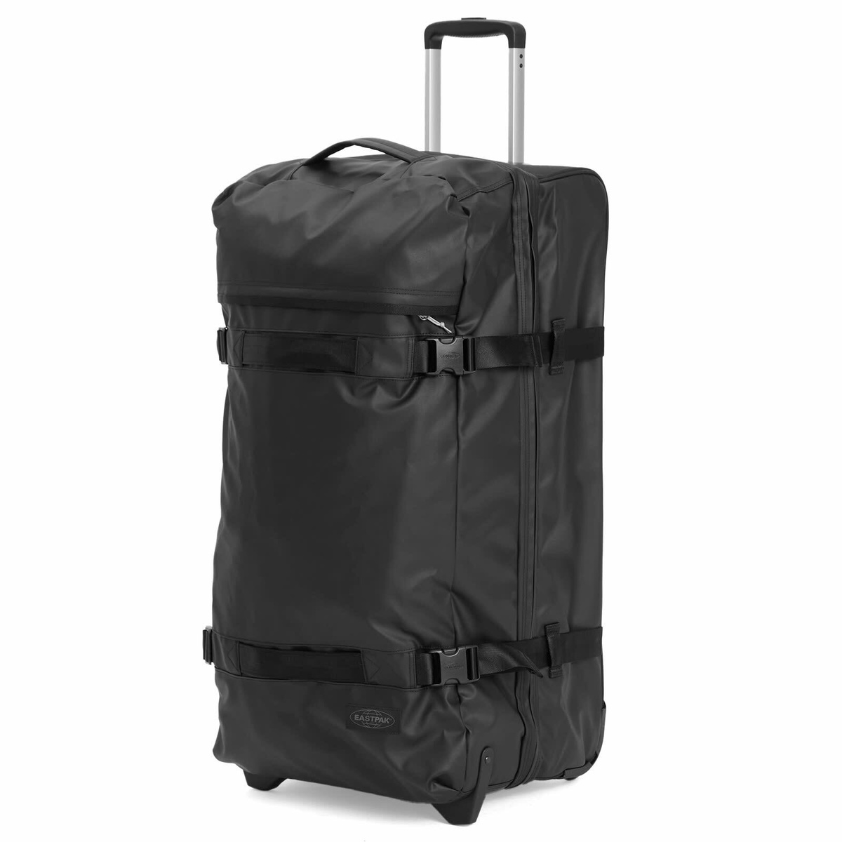 Eastpak Transit'r Large Travel Bag With Wheels in Tarp Black Eastpak