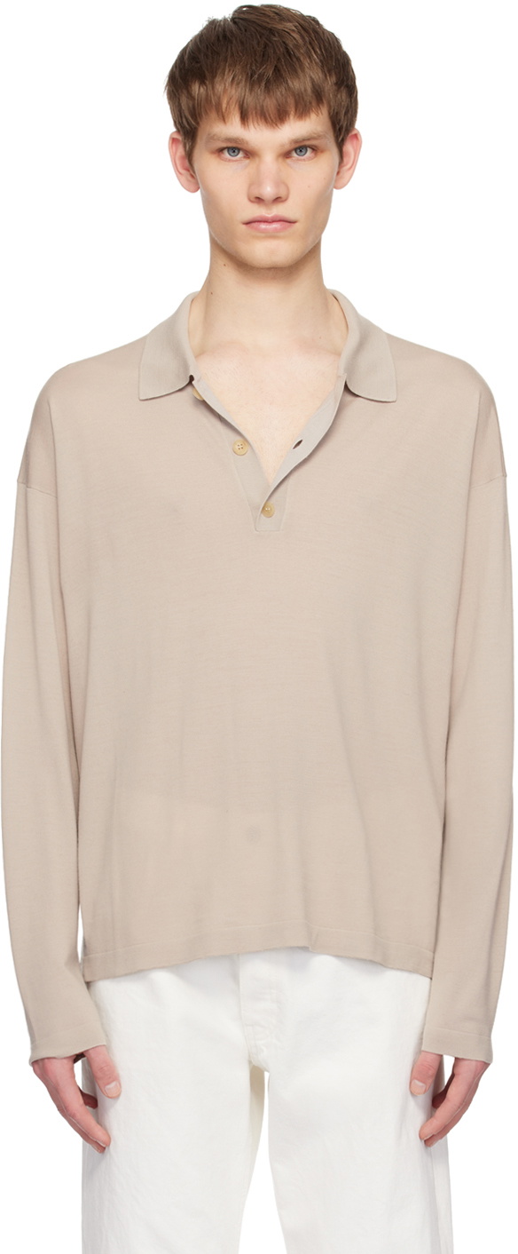 The Row Taupe Djon Polo The Row