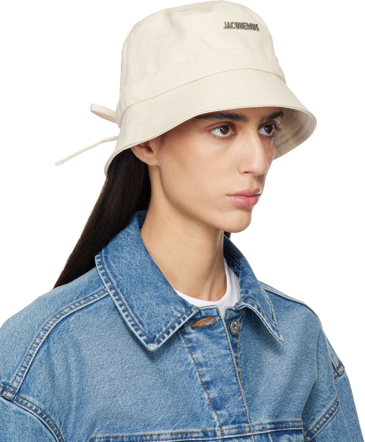 JACQUEMUS Off-White Les Classiques 'The Gadjo' Bucket Hat Jacquemus