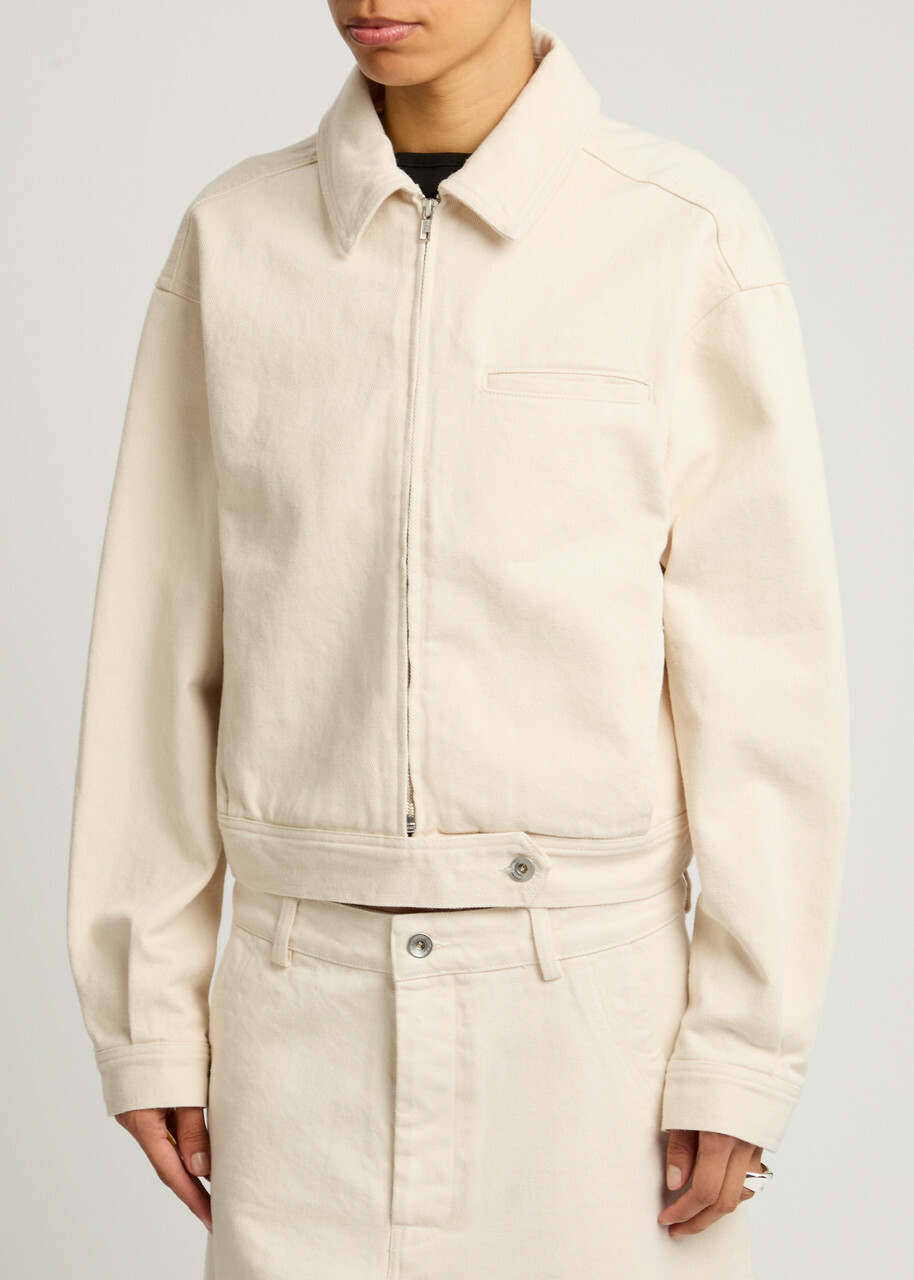 Ymc Burnside Denim Jacket Ecru YMC