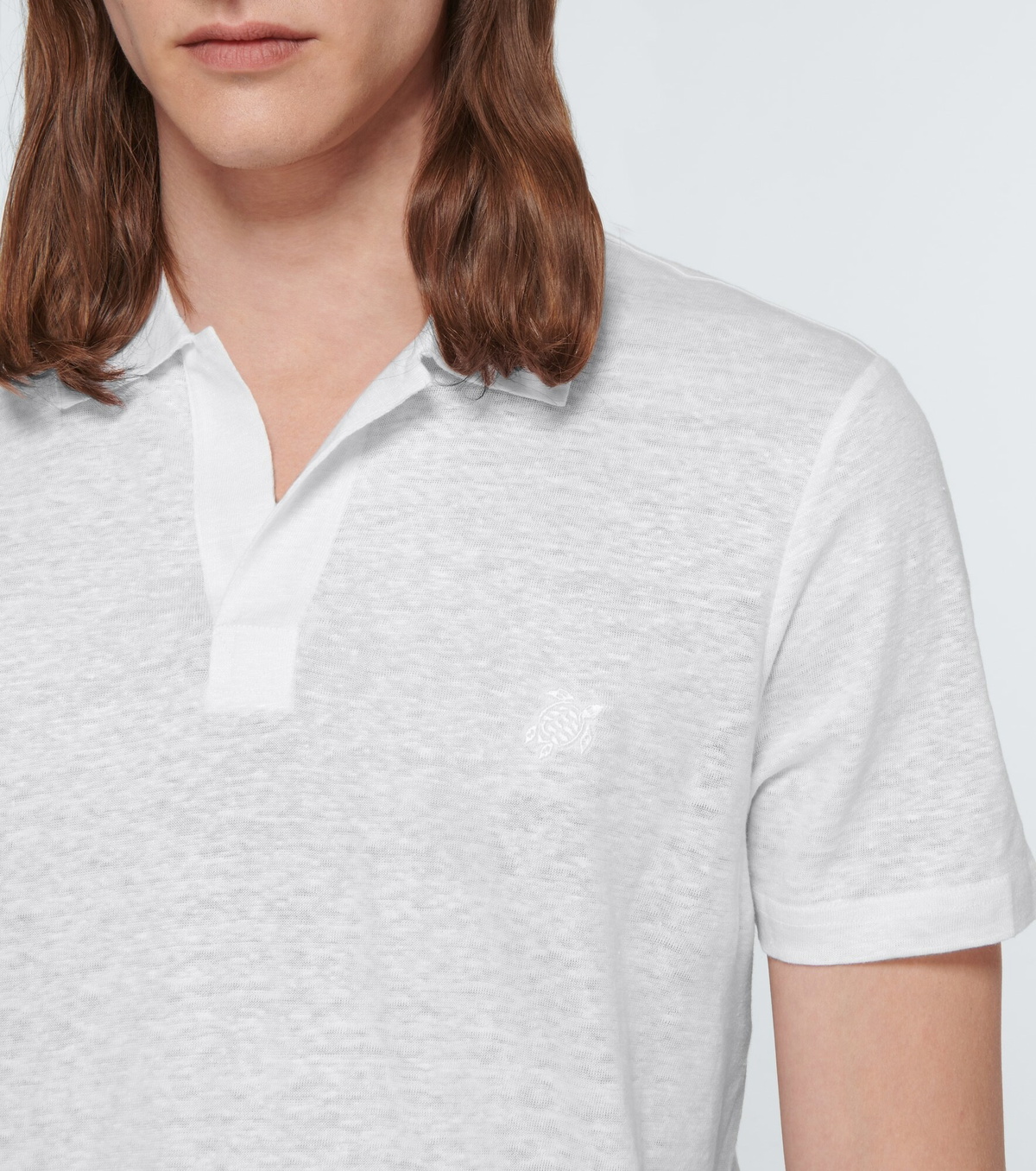 Vilebrequin - Pyramid linen polo shirt Vilebrequin