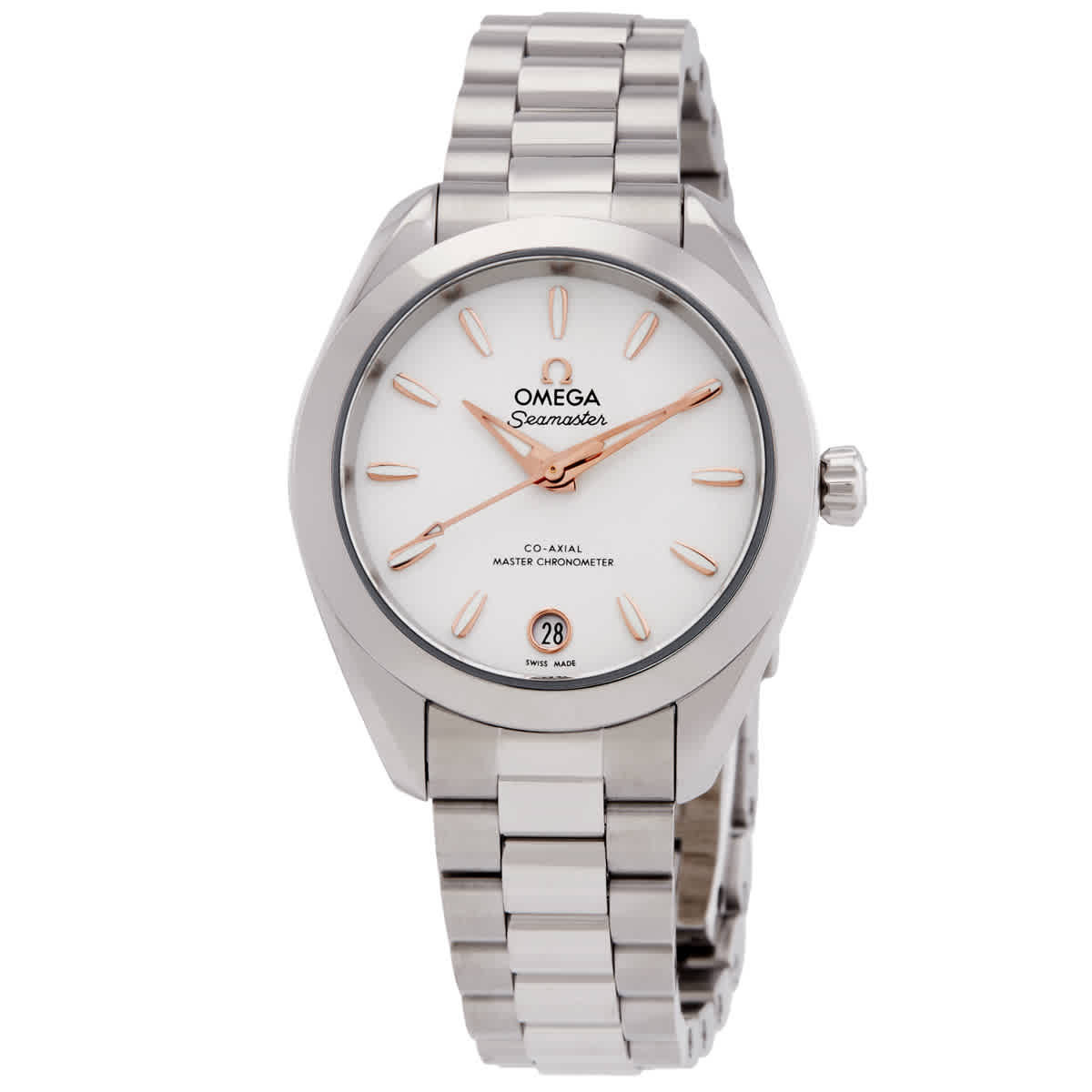 Omega Seamaster Automatic Silver Dial Ladies Watch 22010302002001 Omega