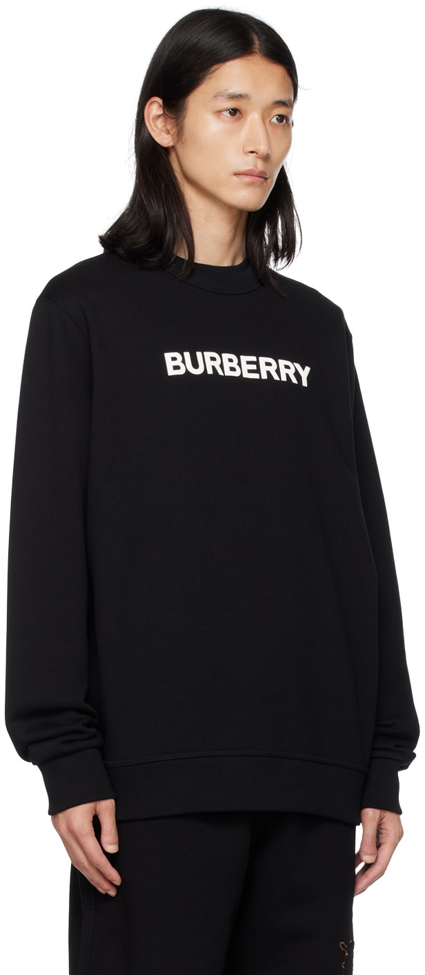 Burberry Black Printed Sweatshirt Burberry