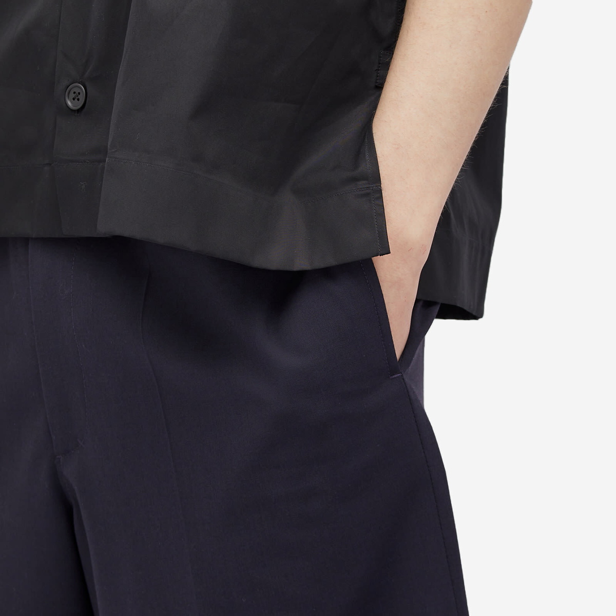 Givenchy Men's Tailored Jogger Shorts in Night Blue Givenchy