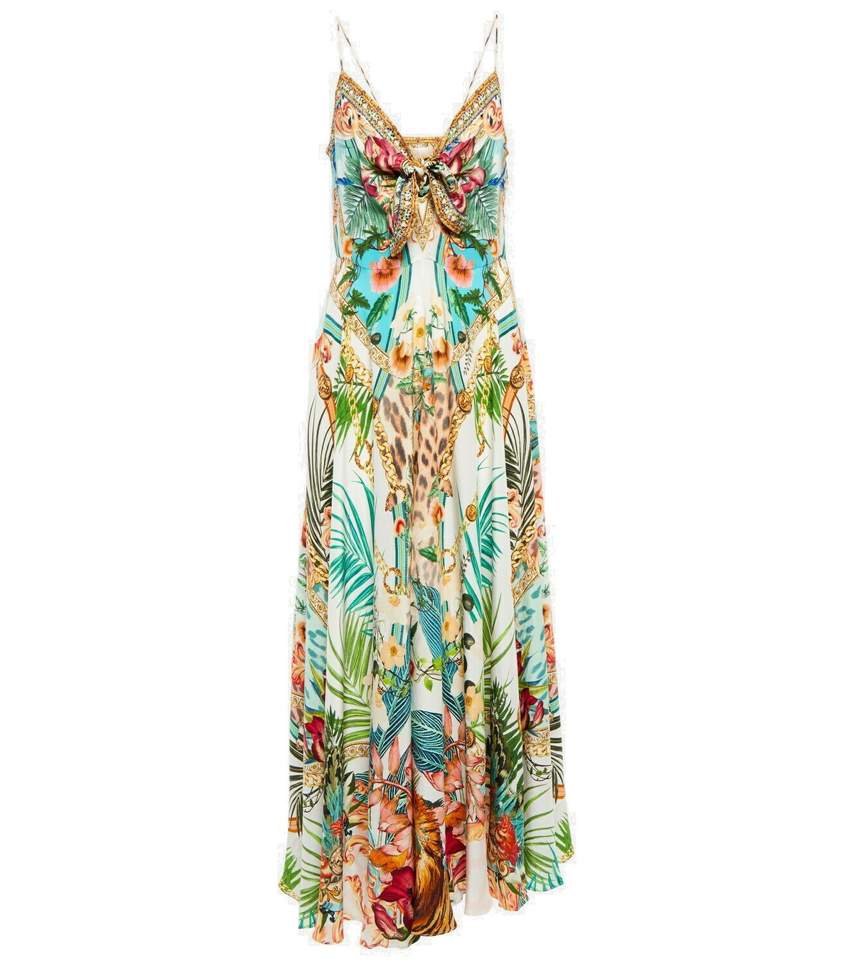 Camilla Embellished silk maxi dress Camilla
