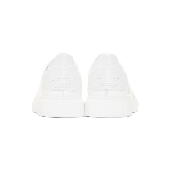 Versace White Medusa Platform Sneakers Versace