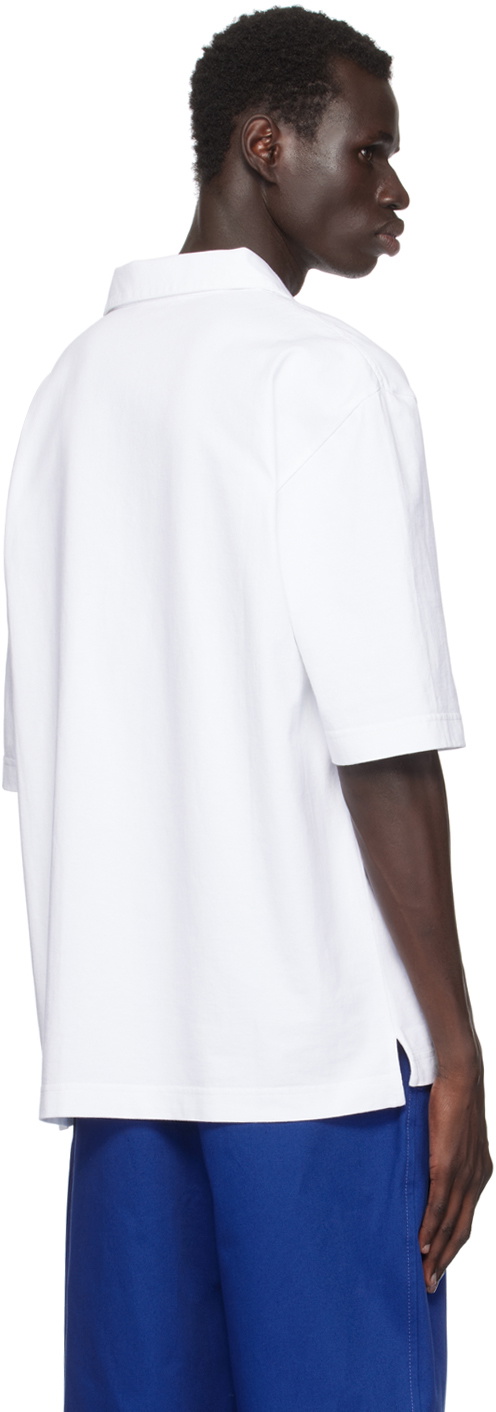 Marni White Oversized Polo Marni