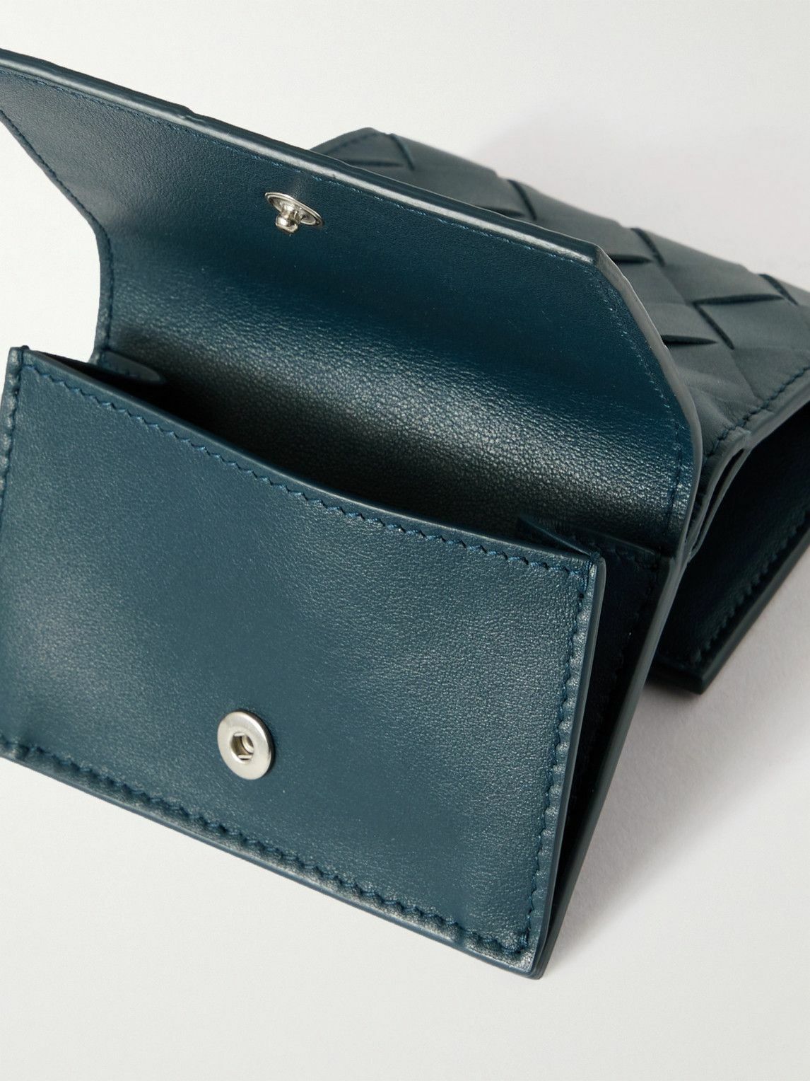 Bottega Veneta - Intrecciato Leather Trifold Wallet Bottega Veneta