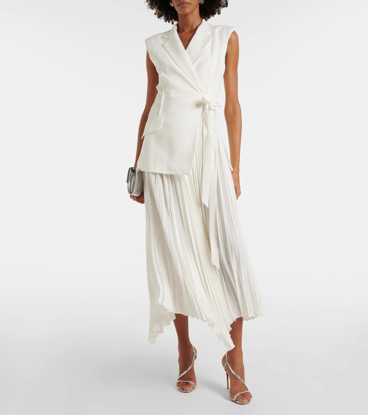 Simkhai Helena pleated wrap dress Simkhai