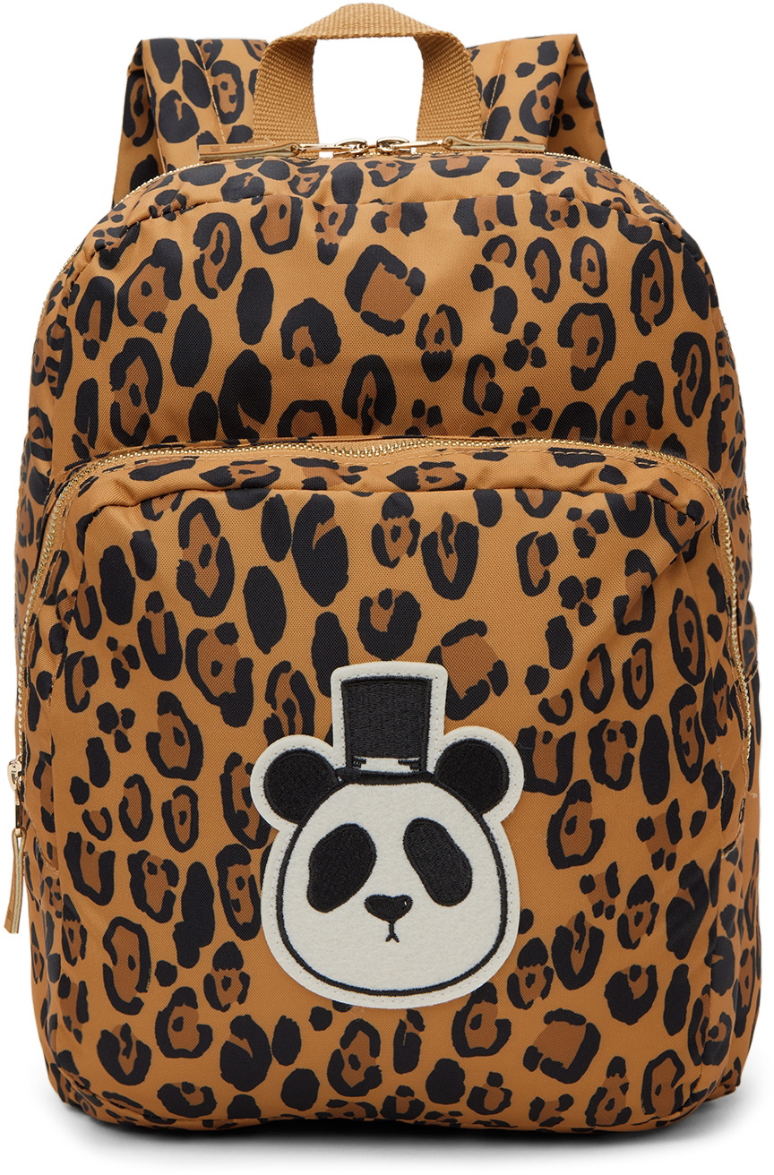Mini Rodini Kids Beige Panda Backpack Mini Rodini