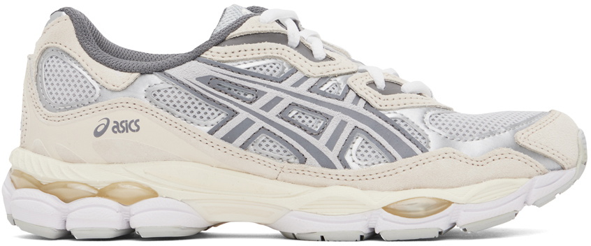 Asics Beige & Silver Gel-NYC Sneakers ASICS
