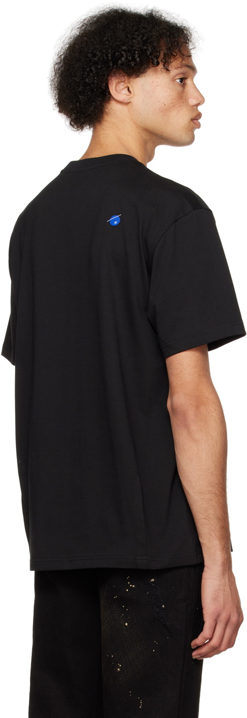 ADER error Black Fluic T-Shirt ADER error