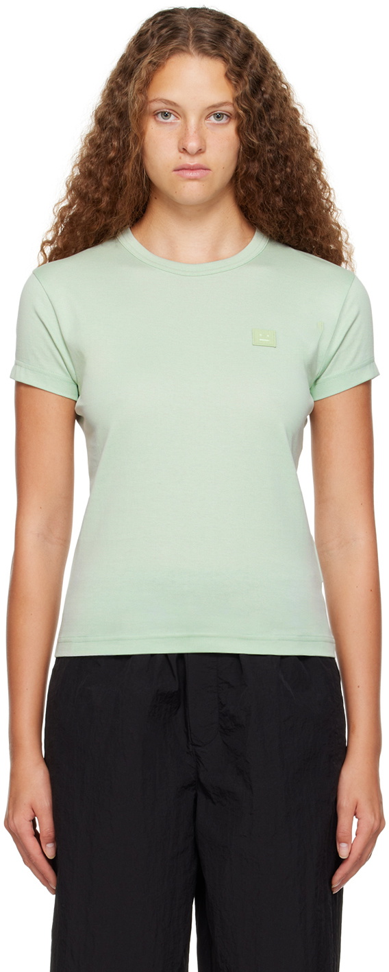 Acne Studios Green Patch T-Shirt Acne Studios