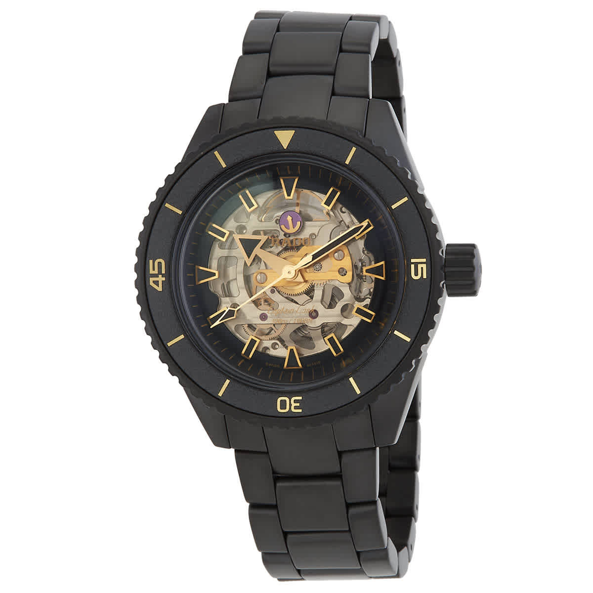 Rado Limited Edition Captain Cook Automatic Skeleton Dial Mens Watch ...