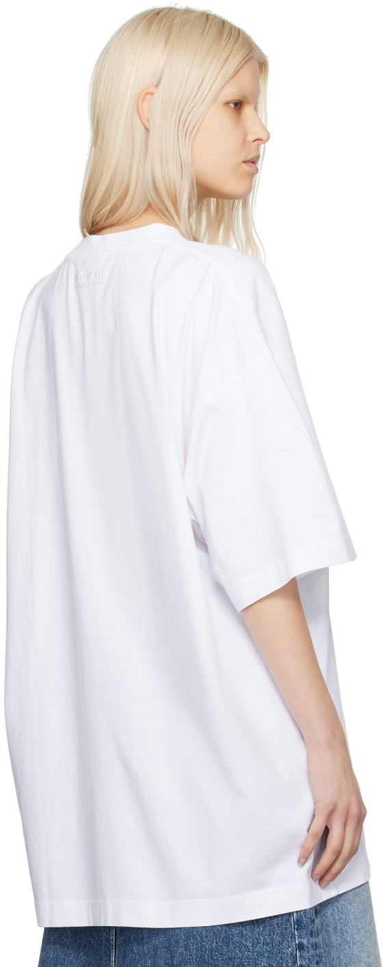 VETEMENTS White Spring Water T-Shirt Vetements