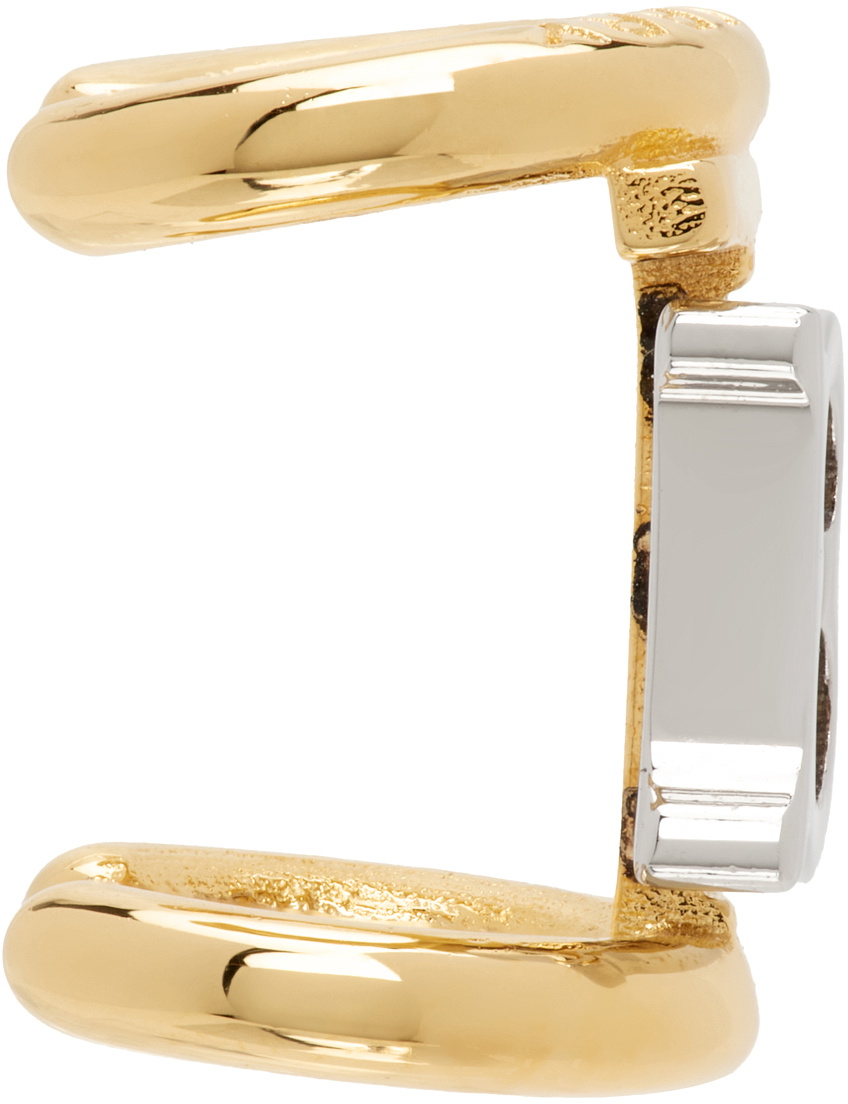 Burberry Gold Monogram Motif Single Ear Cuff Burberry