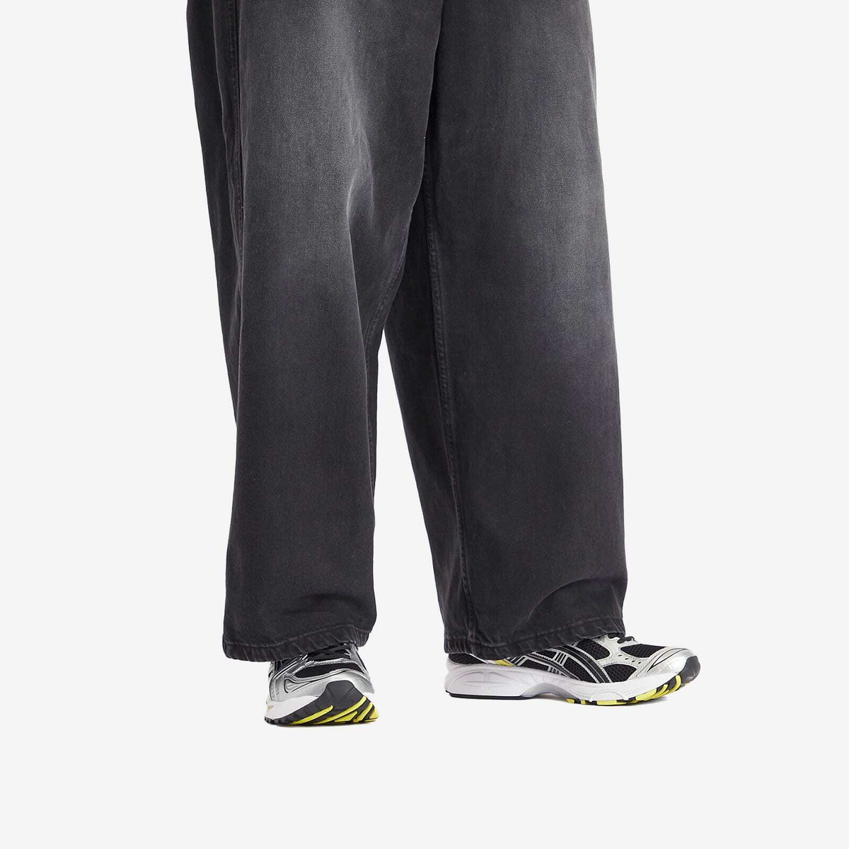 Asics Gel-Kayano 14 in Black/Lemon Spark ASICS