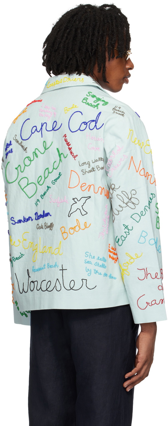 Bode Blue Seashore Jacket Bode