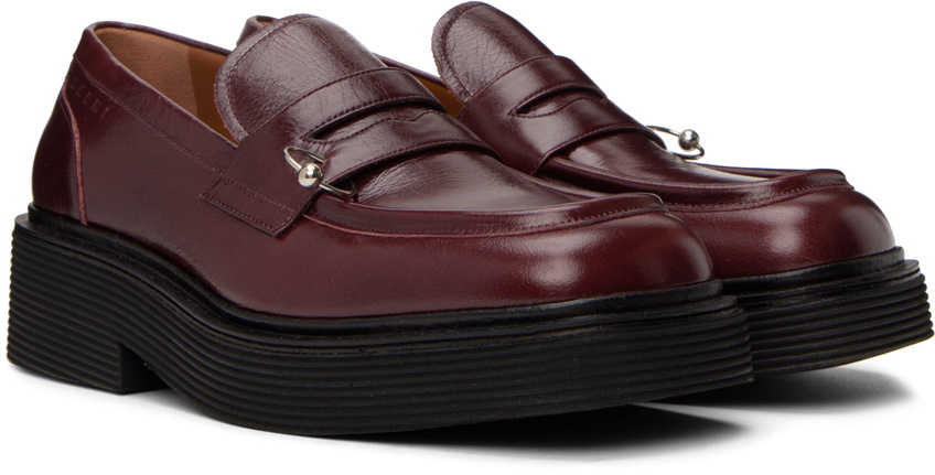 Marni Brown Shiny Loafers Marni